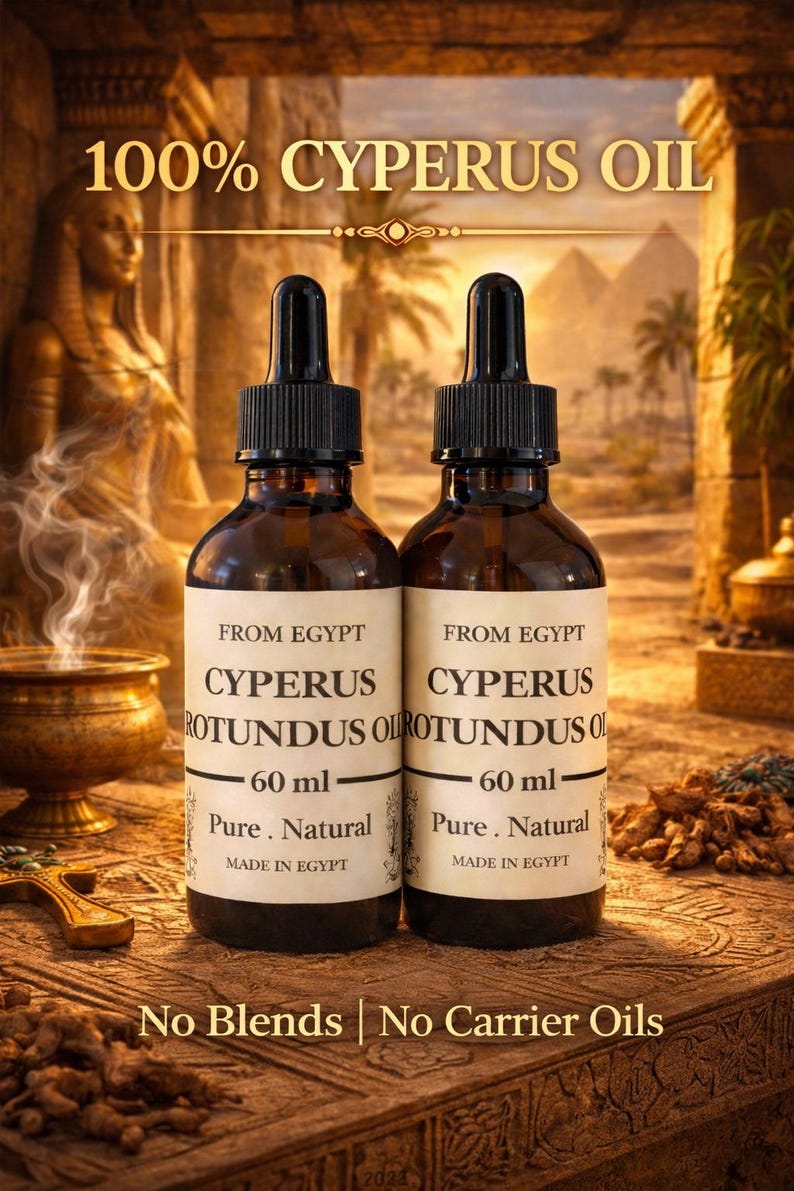 100% Cyperus Rotundus Body Oil | Pure Single-ingredient Oil | Made in ...