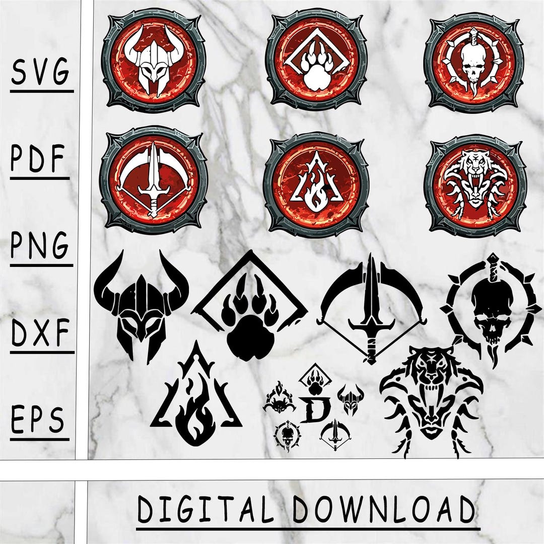 Buy Diablo Class SVG, Diablo Class Png, Pdf, Dxf, Eps, Instant Download ...
