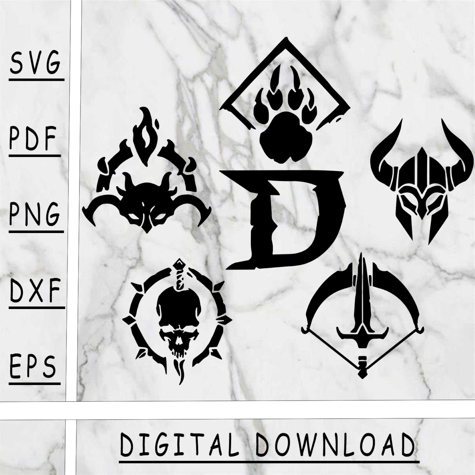 Diablo Class SVG, Diablo Class Png, Diablo Class Pdf, Dxf, Eps, Instant ...