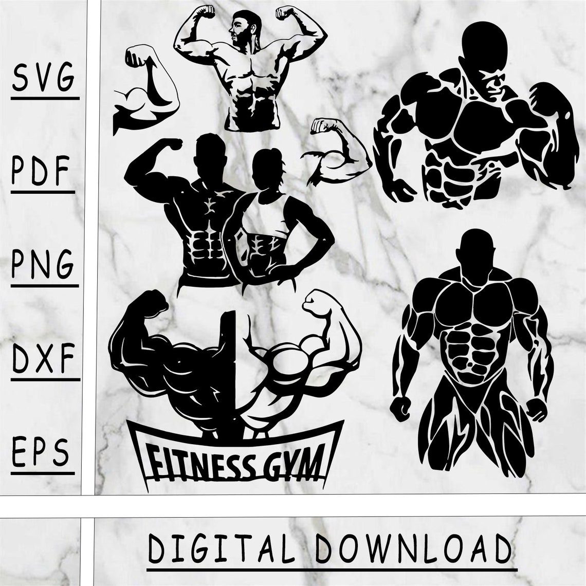 Muscle SVG Muscle PNG Muscle DXF Muscle Pdf - Etsy Australia