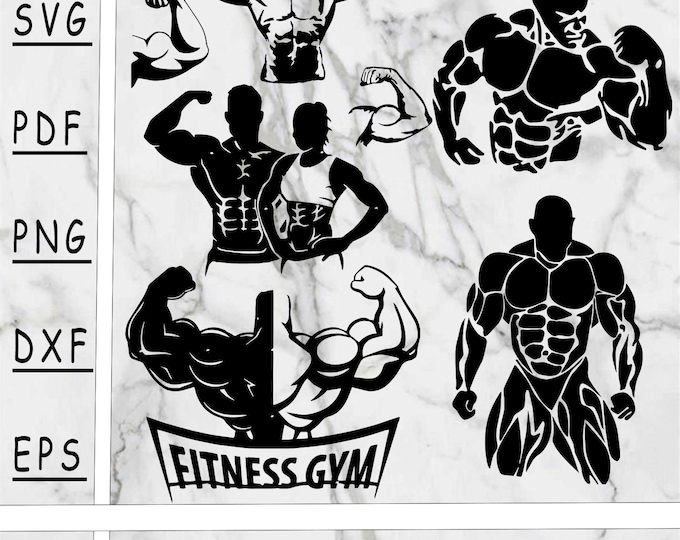 Muscle SVG, Muscle PNG, Muscle DXF, Muscle Pdf - Etsy Australia