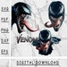Venom Head SVG, Venom Head PNG, Venom Head DXF, Venom Head Pdf, Venom ...