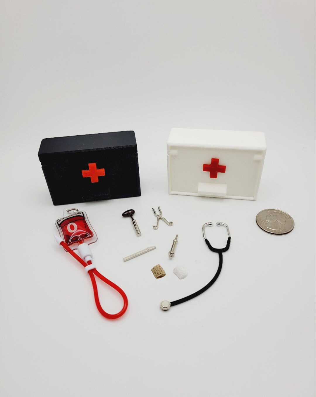 Miniature Medical Supply Box With Medic Accessories for Action Figures ...