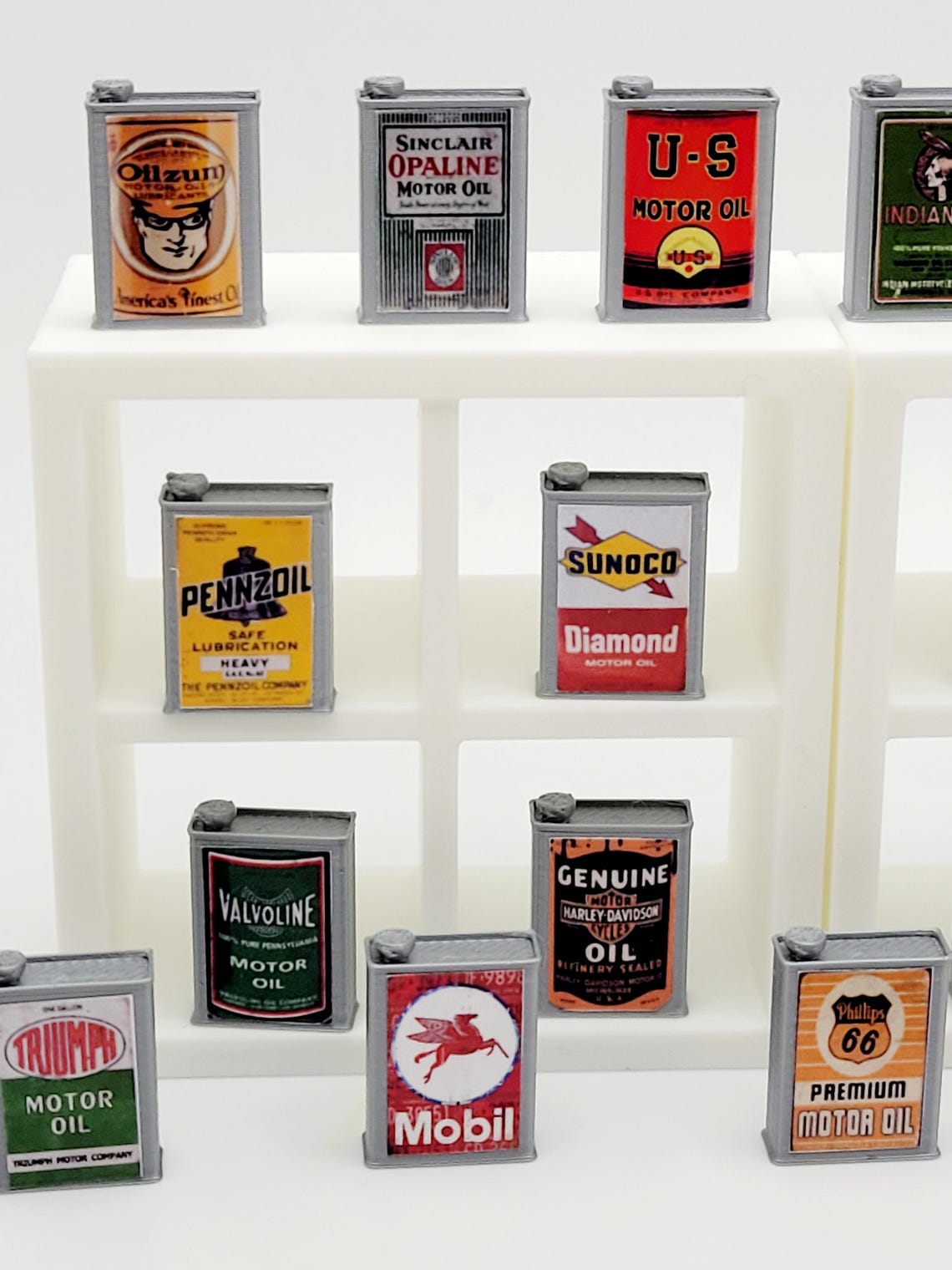 1:12 Scale Miniature Motor Oil Can Garage Props - Etsy