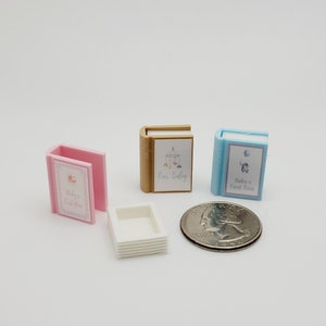 Dollhouse Miniature Baby Book Box 1:12 Scale - Etsy
