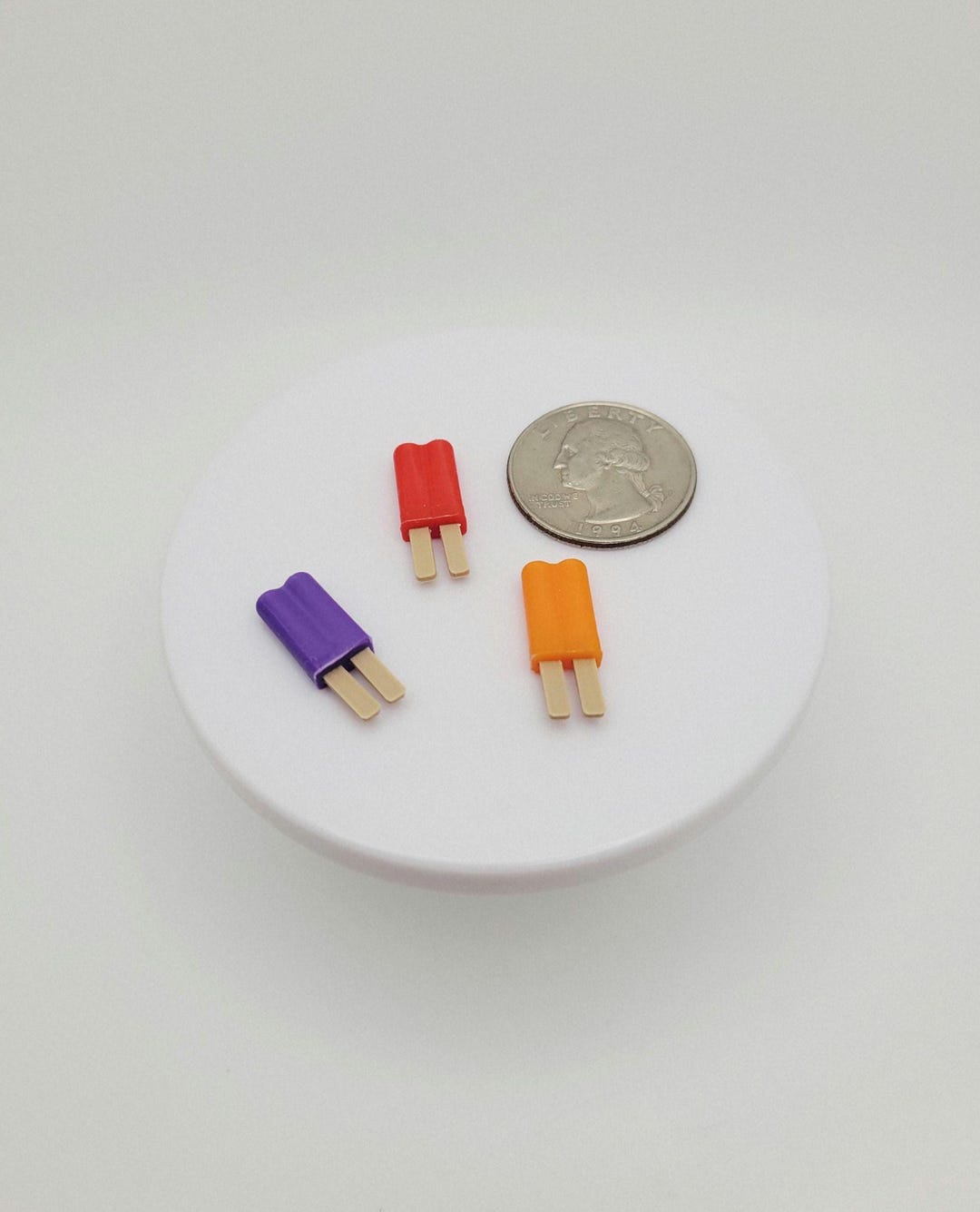 1:6 Scale Miniature Popsicles Tiny Food Prop 2 Pcs - Etsy