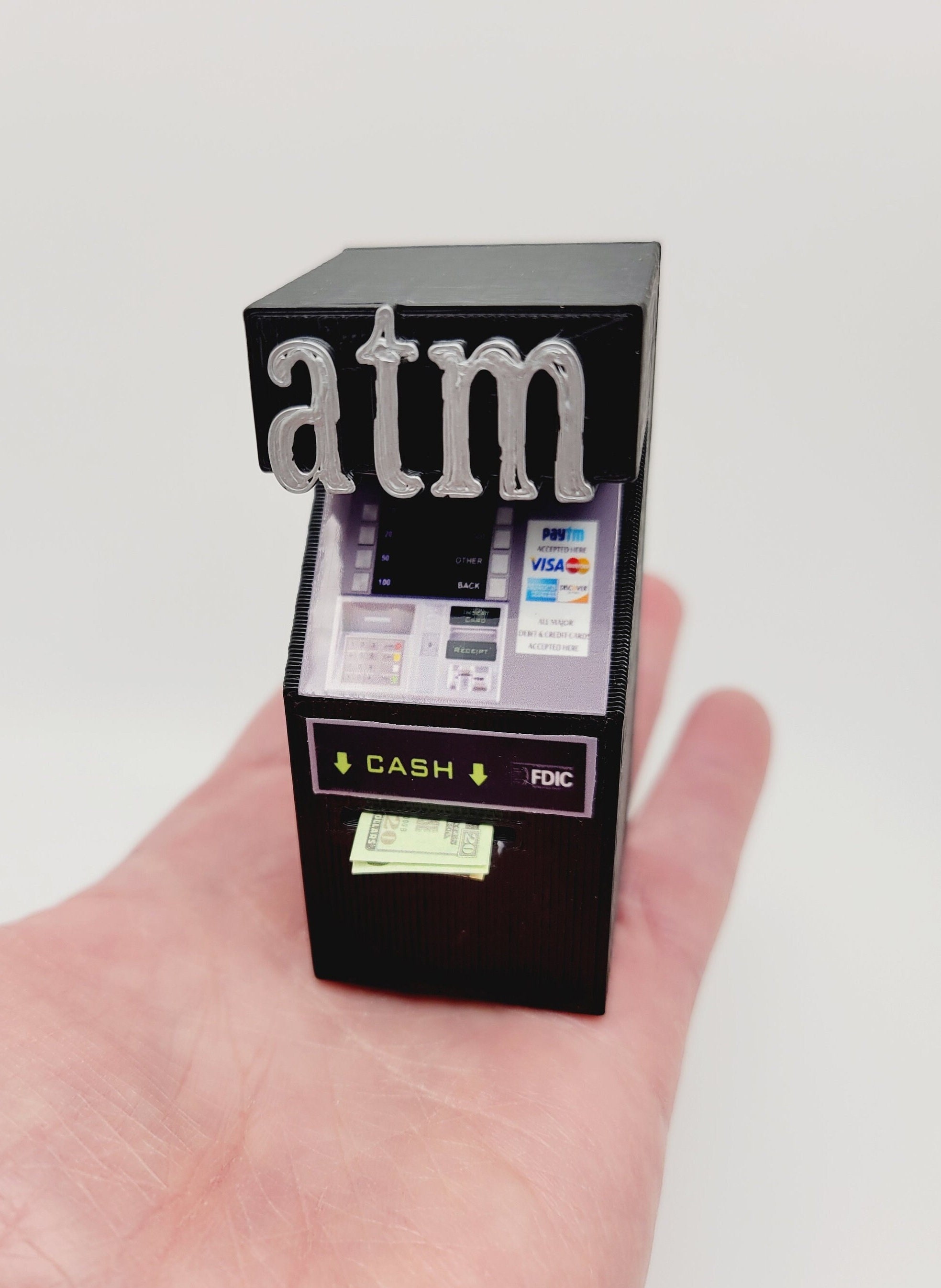 Miniature ATM Machine 1:24 Scale - Etsy