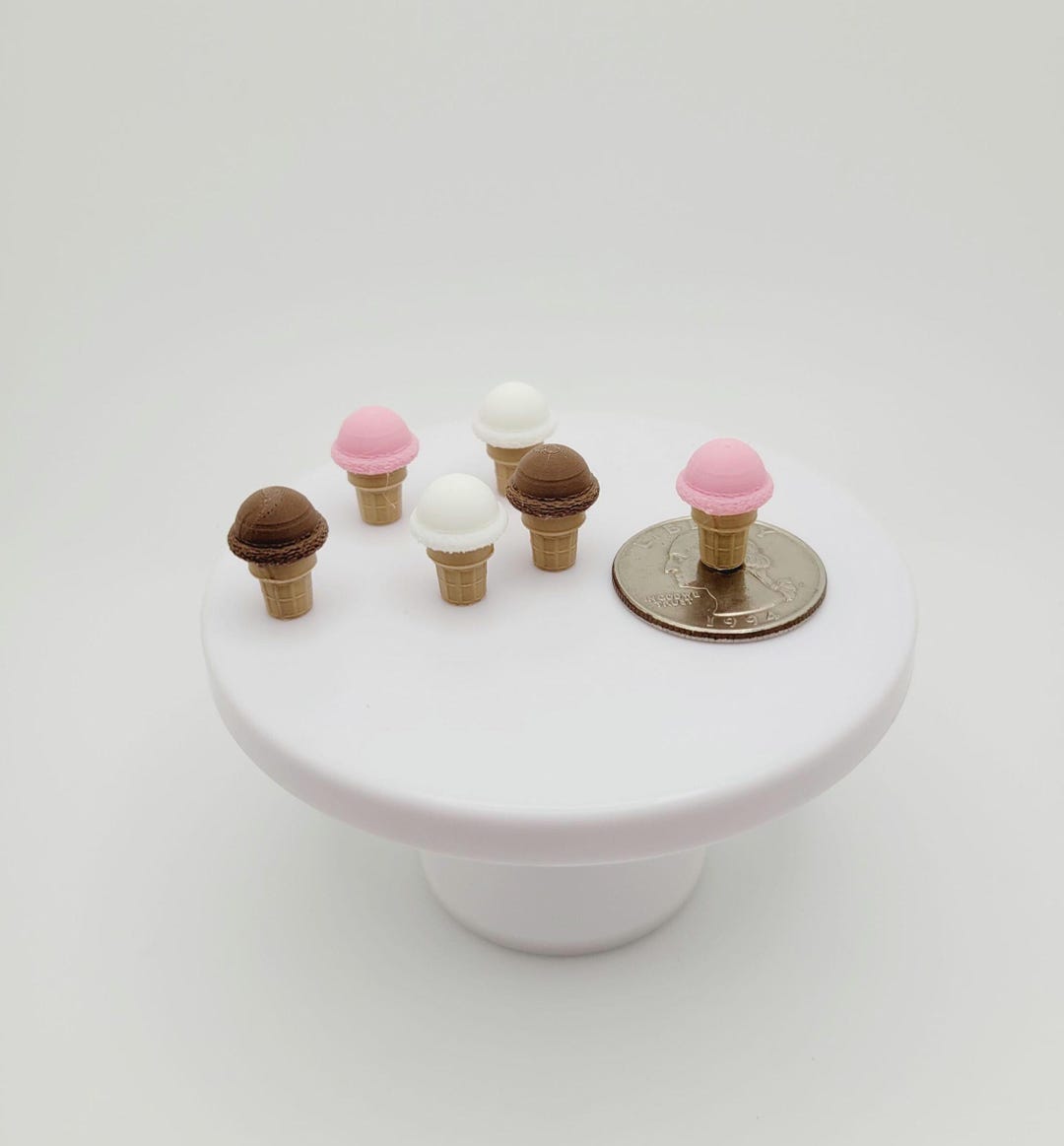 Miniature Ice Cream Cones Tiny Food Props - Etsy