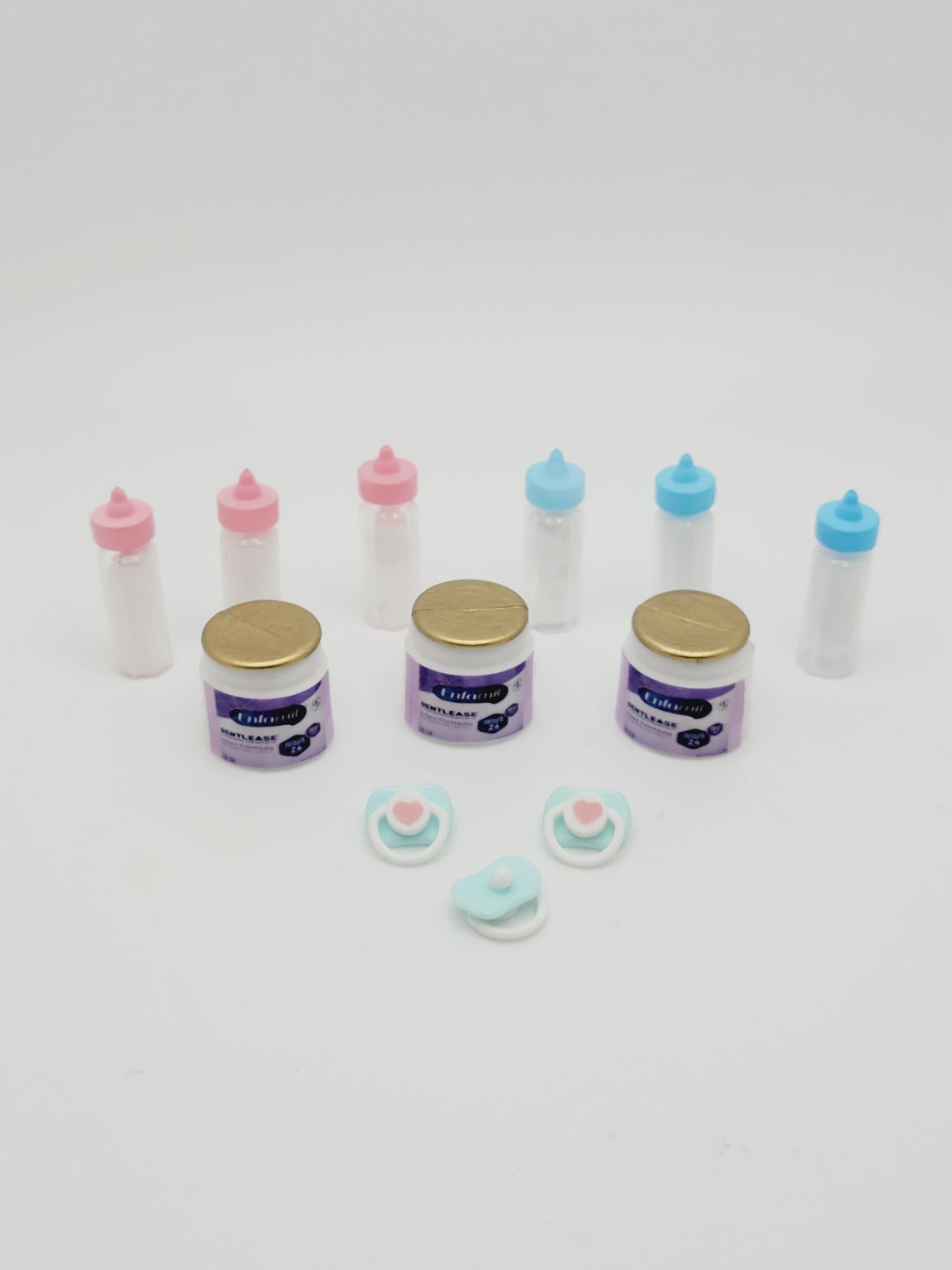 Miniature Micro Pacifiers, Baby Bottles, Nursery Care Sets - Etsy