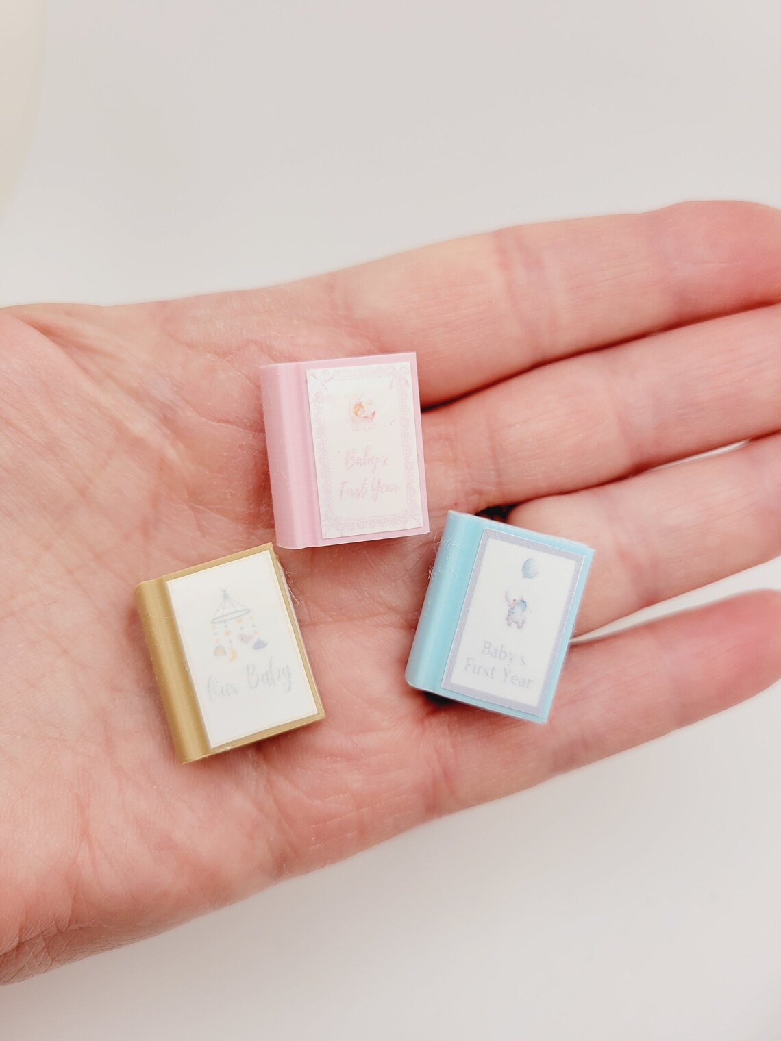 Dollhouse Miniature Baby Book Box 1:12 Scale - Etsy
