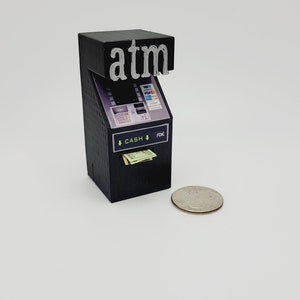Miniature ATM Machine 1:24 Scale - Etsy