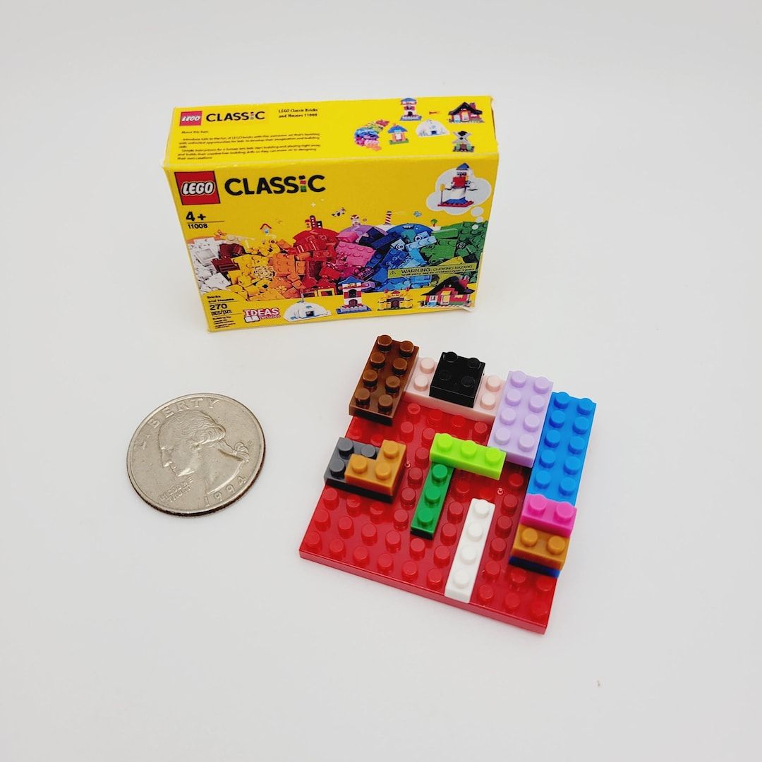 Miniature Building Blocks Set With Base Actually Works - Etsy