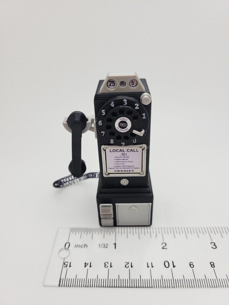 Miniature 1950's Payphone - Dioramas / Action Figures / Toy Photography ...