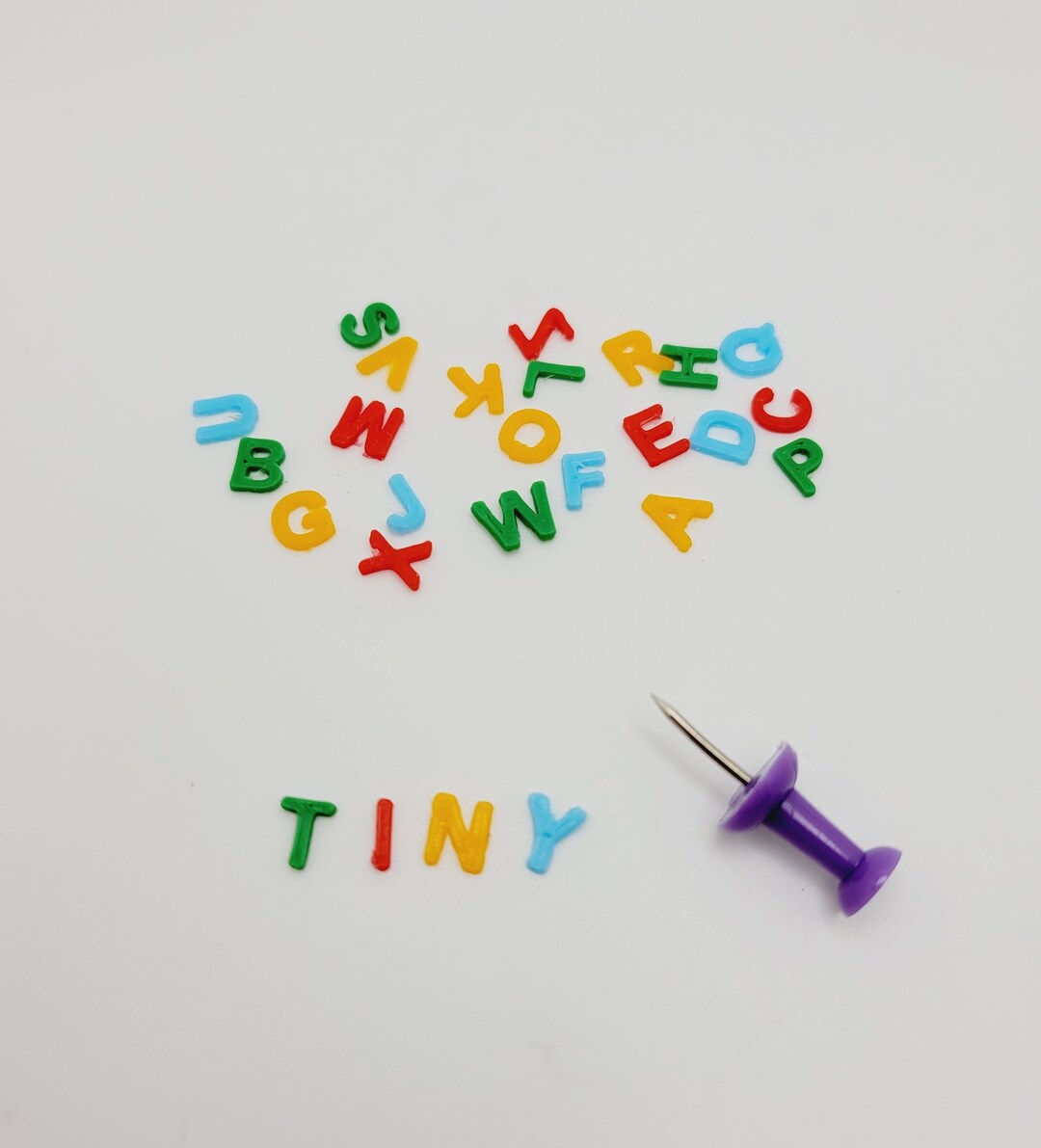 Dollhouse Miniature Alphabet Set - 26 Letters - Etsy