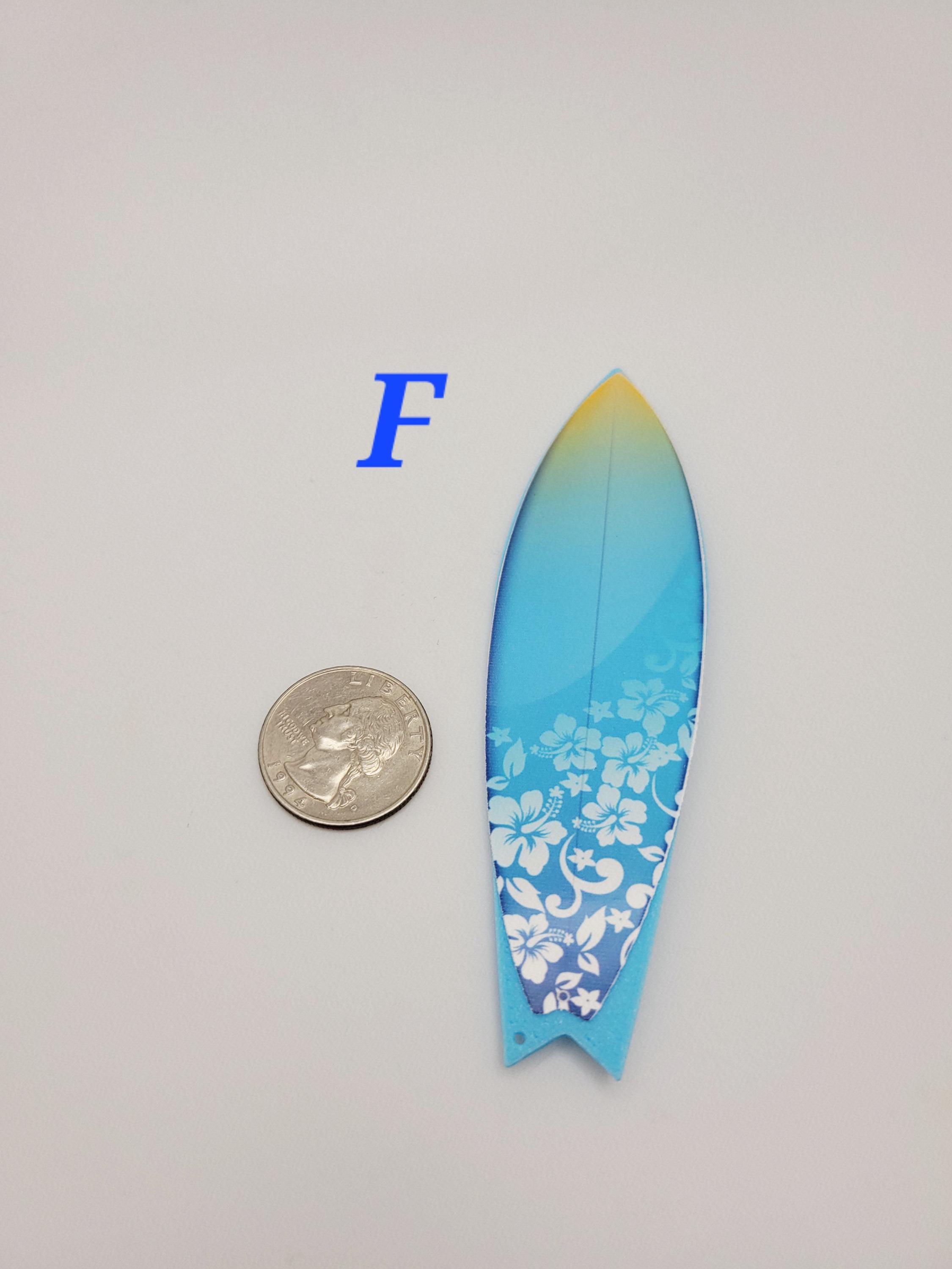 1:12 Scale Miniature Surfboard Tiny Summer Scenes - Etsy