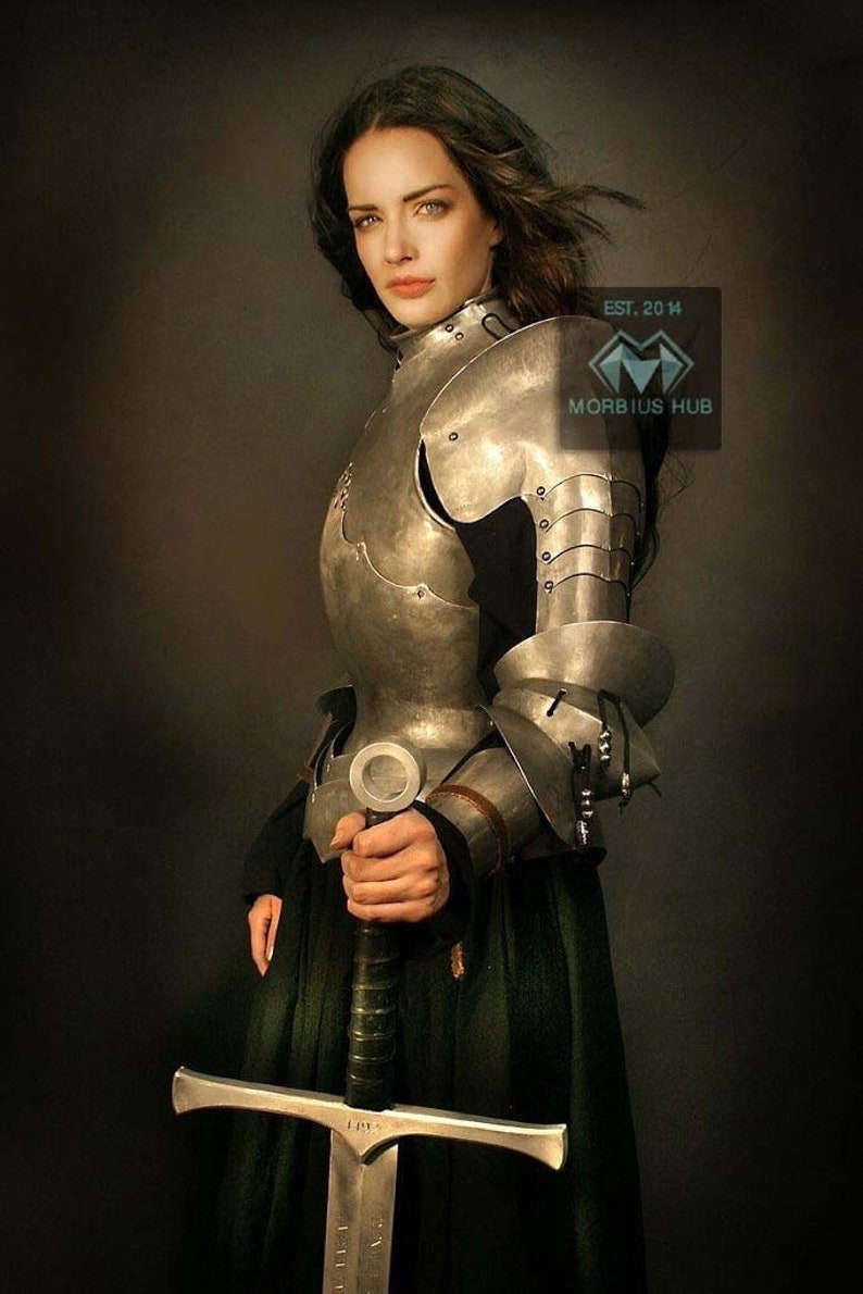 Queen Armor Suit Medieval Knight Warrior Female Cuirass Etsy Uk