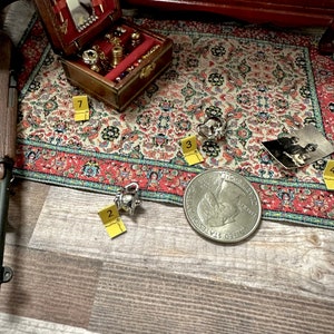 1/12 or 1/6 Scale Crime Scene Investigation Evidence Markers Dollhouse ...