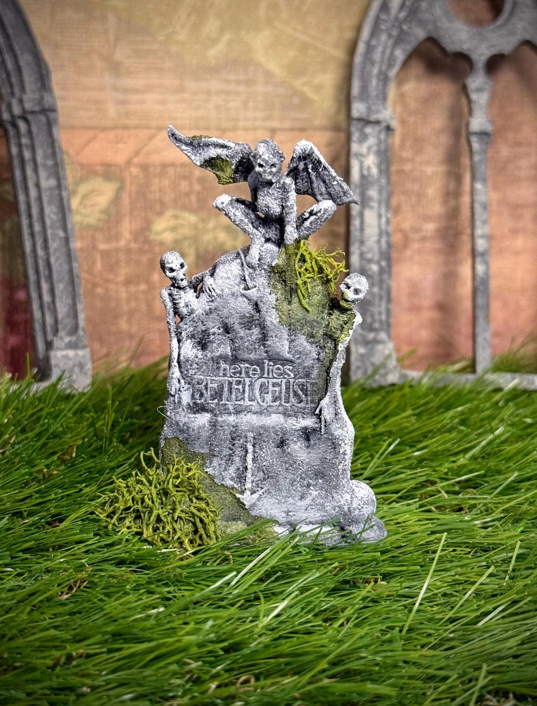 Multi-scale/1:12 Betelgeuse/beetlejuice Headstone Dollhouse Miniature ...