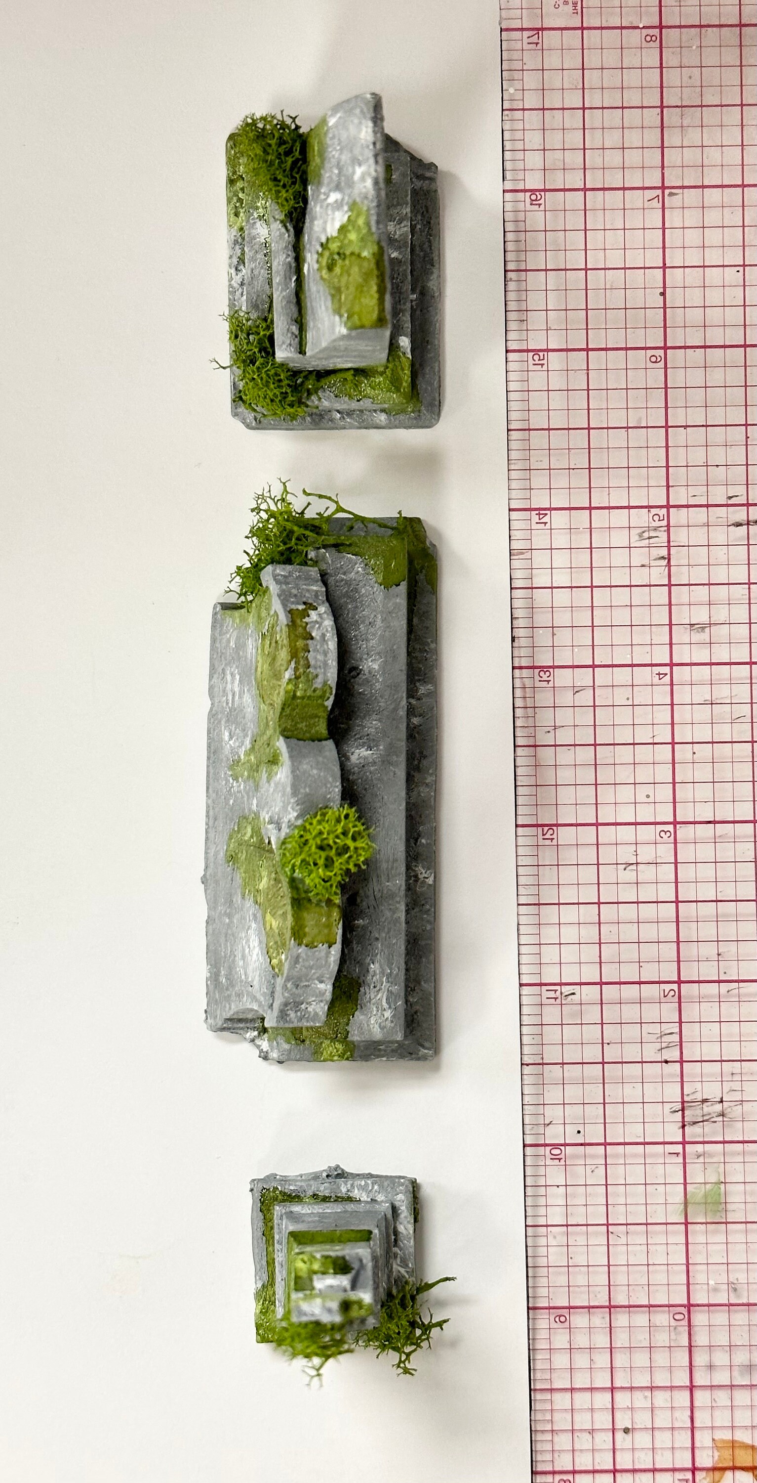 Multi-scale Headstone Dollhouse Miniature- Tiny Grave Marker- Diorama ...