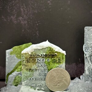 Multi-scale/1:12 Scrooge Headstone Statue Dollhouse Miniature ...