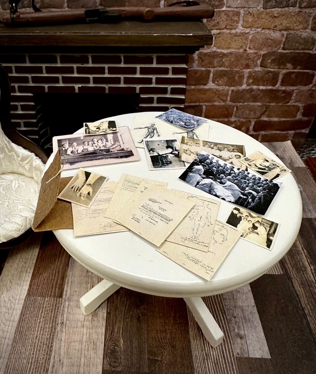 1:12 Vintage Autopsy Case File Folder Dollhouse Miniature Curiosity ...