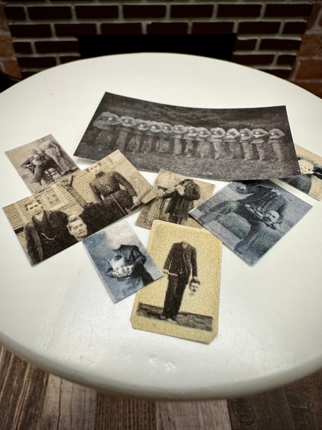 1:12 Victorian Decapitation Trick Photos Dollhouse Miniatures- Diorama ...
