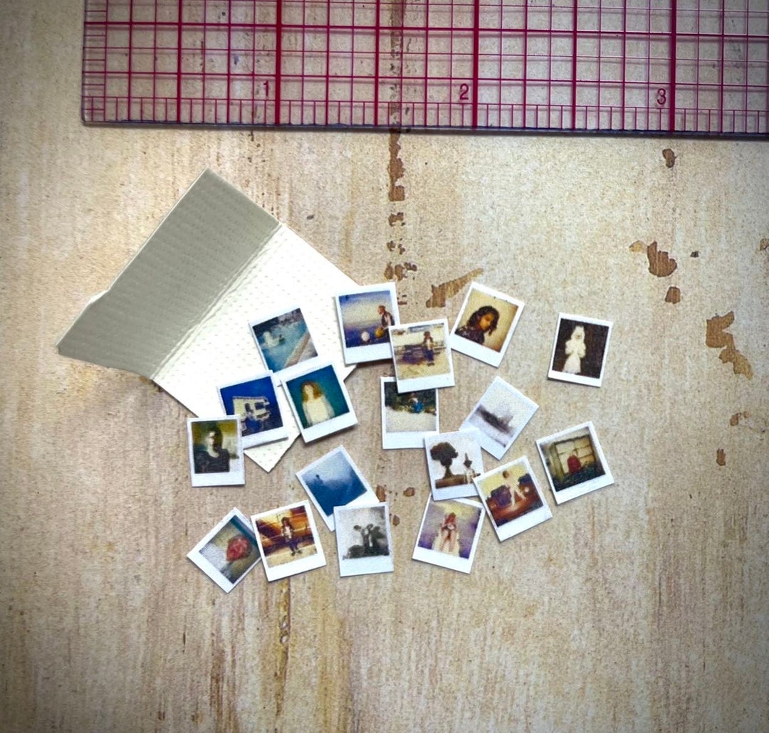 1:12 Polaroids Dollhouse Miniatures-scale Model Photographs-tiny ...