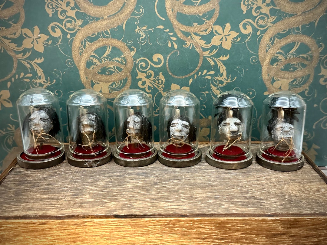 Multi-scale Shrunken Heads Dollhouse Miniatures Diorama Curiosity and ...