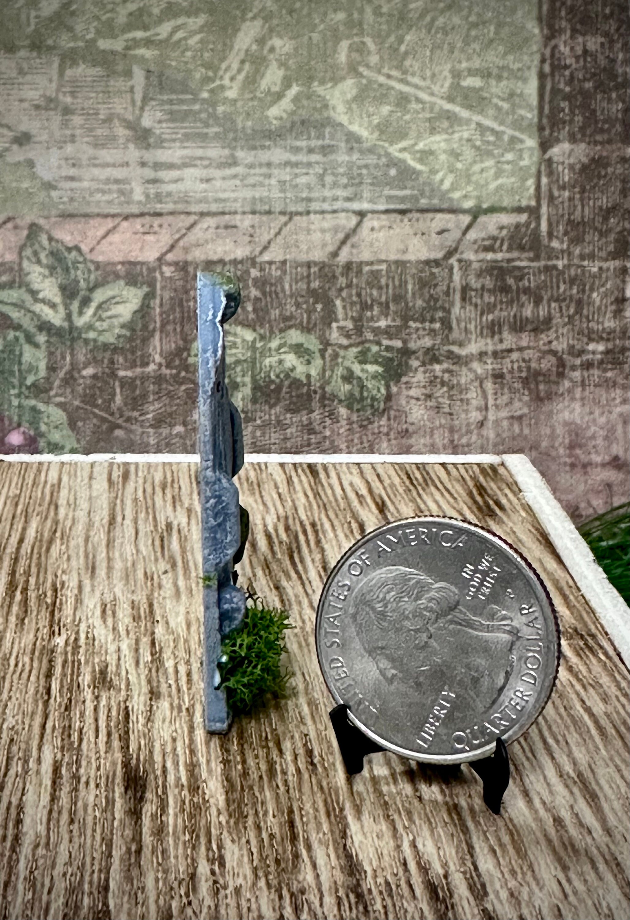 Multi-scale Slab Headstone Statue Dollhouse Miniature- Tiny Grave ...