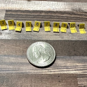 1/12 or 1/6 Scale Crime Scene Investigation Evidence Markers Dollhouse ...