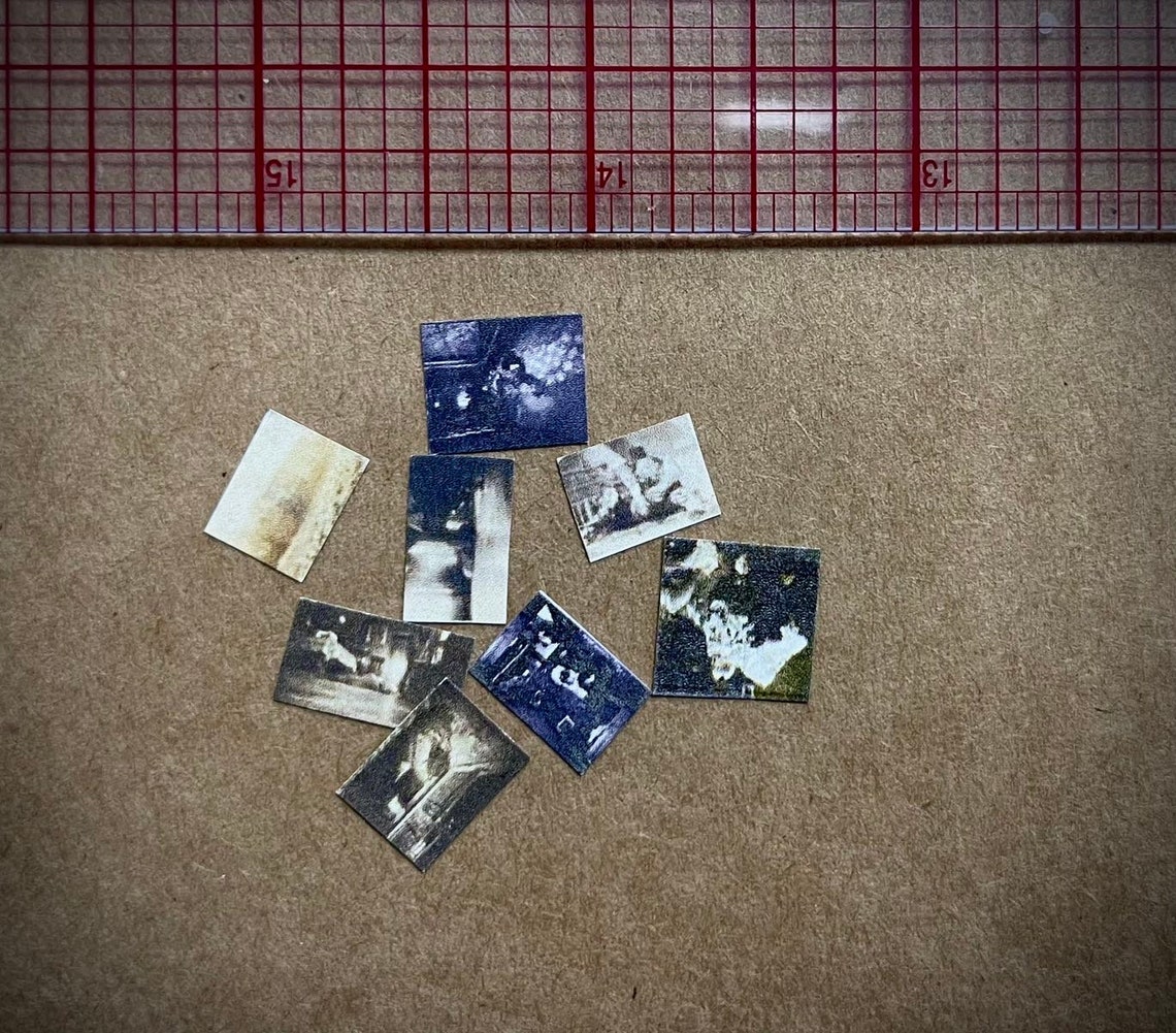 1:12 Antique Crime Scene Photos Dollhouse Miniature- Tiny Police, CSI ...