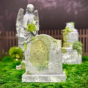 Multi-scale/1:12 Scrooge Headstone Statue Dollhouse Miniature ...