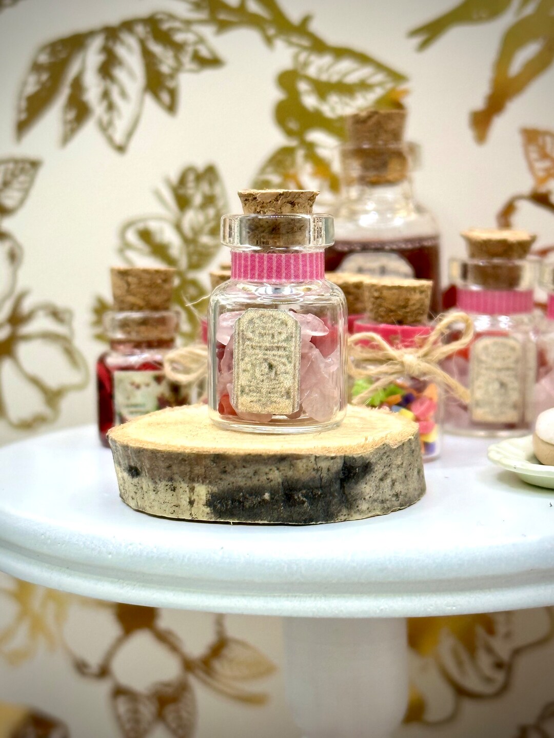 1:12 Valentine’s Crystal Potion Dollhouse Miniature- Tiny Valentine’s ...