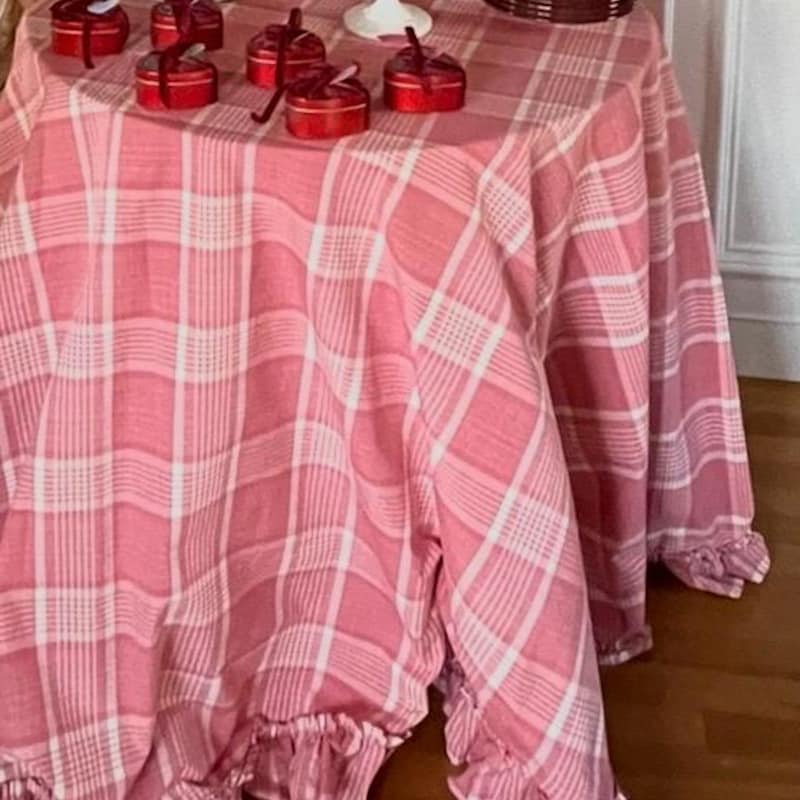 Ruffled Tablecloth - Etsy