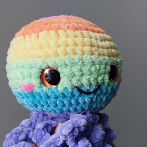 Crocheted Rainbow Octopus - Etsy