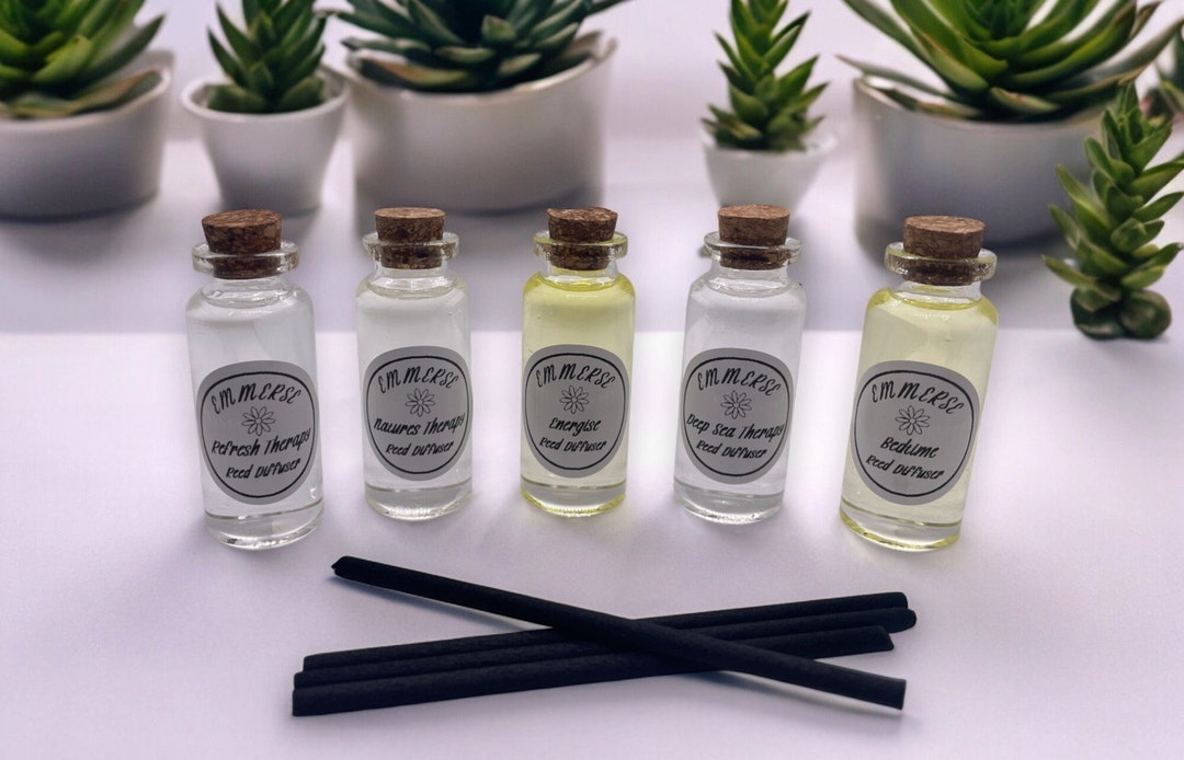 Wellness Room Diffuser Gift Set 5x 20ml Diffusers Refreshing Scent ...