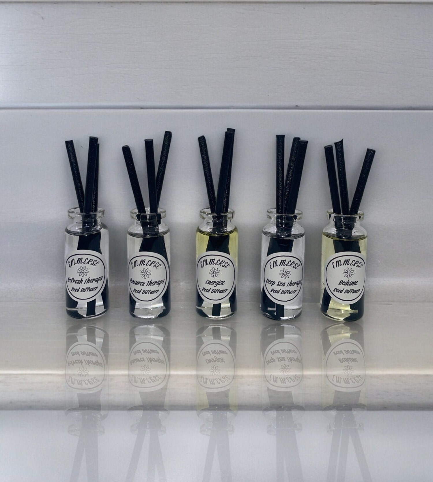 Wellness Room Diffuser Gift Set 5x 20ml Diffusers Refreshing Scent ...