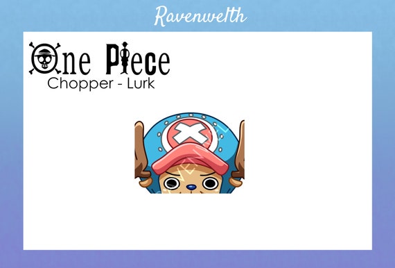 Twitch emote Chopper Lurk Anime twitch emote kawaii twitch - Etsy España