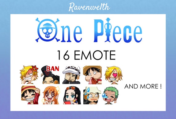 Twitch Emote Luffy Stream Anime Twitch Emote Kawaii Twitch - Etsy