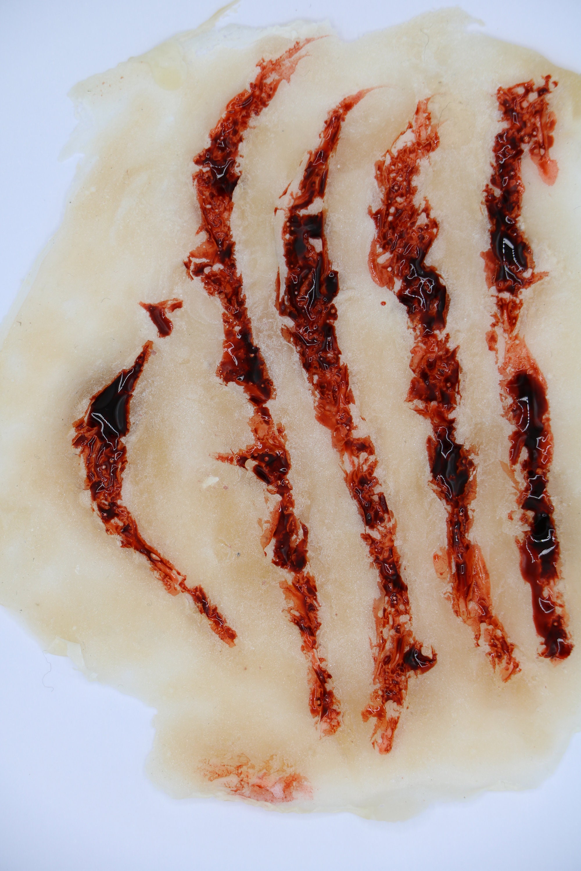 Latex Animal Scratch Wound. Prosthetic Appliance for Film, TV and ...