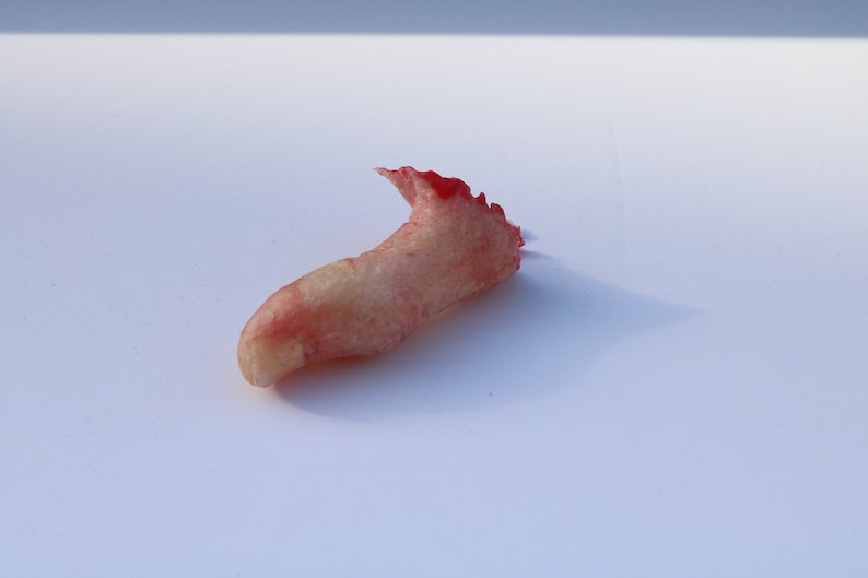 Silicone Prosthetic Severed Thumb Prop. Realistic, Bloody. Halloween ...