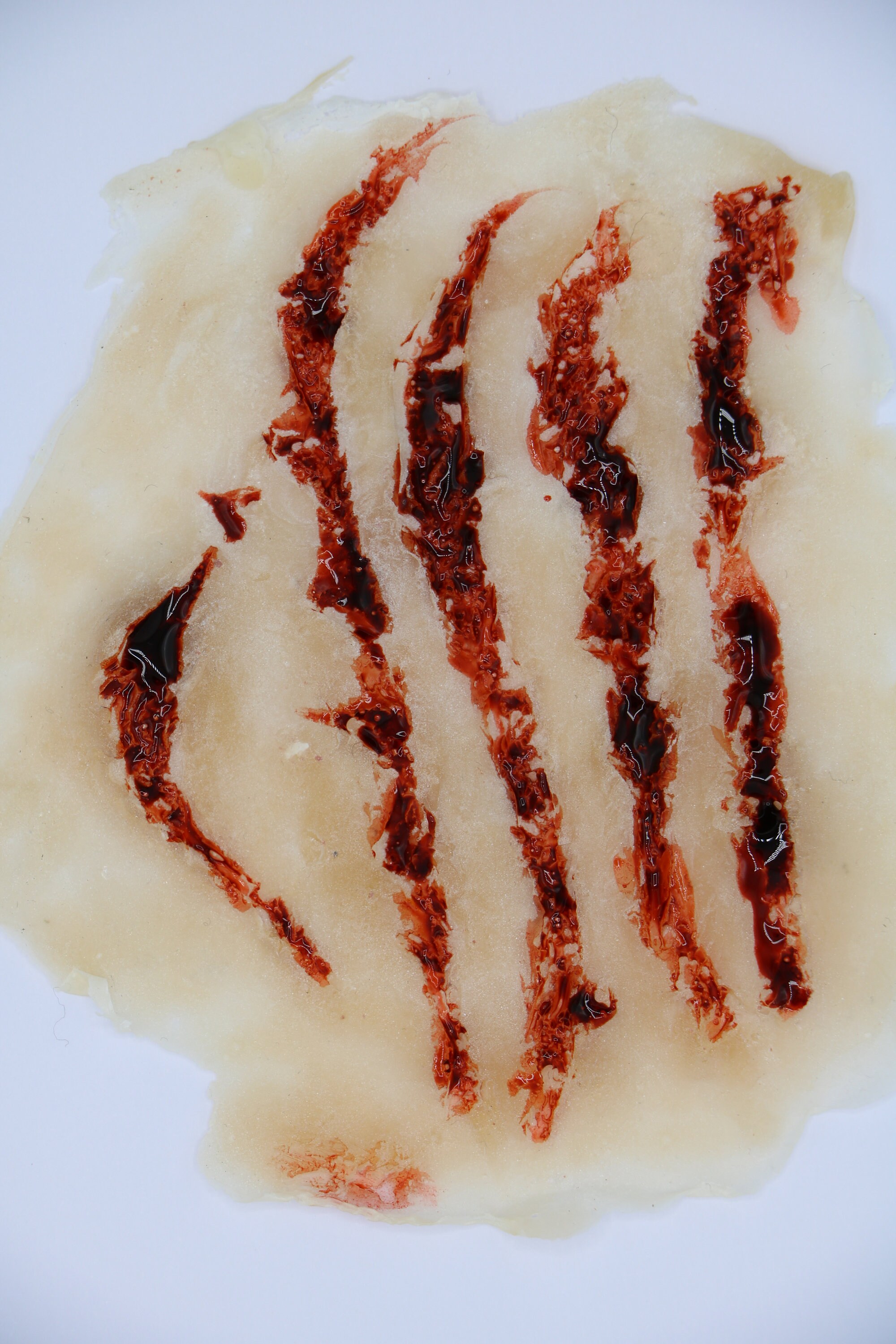 Latex Animal Scratch Wound. Prosthetic Appliance for Film, TV and ...