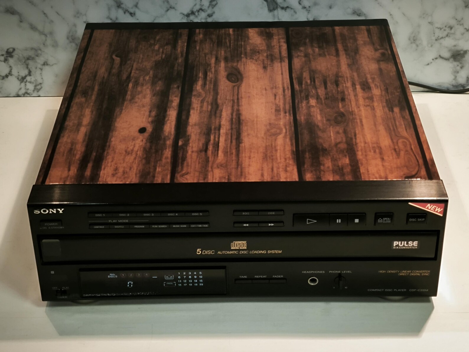 Vintage Sony 5 Disc Compact Disc Player - Etsy