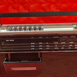 Vintage Philips Radio Cassette Player 1970 - Etsy