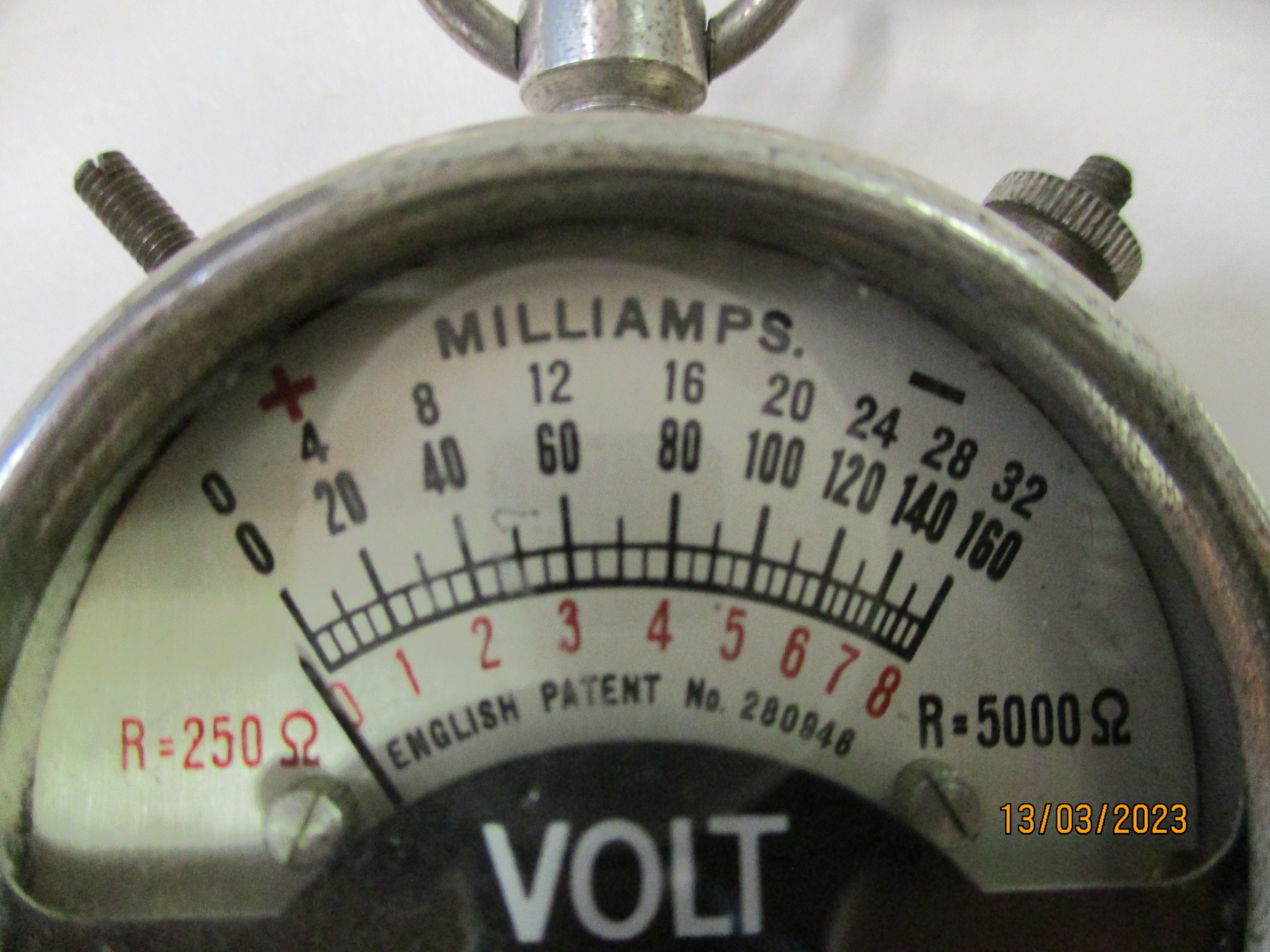 Vintage Pocket Voltmeter Collectible Rare Metal Glass - Etsy