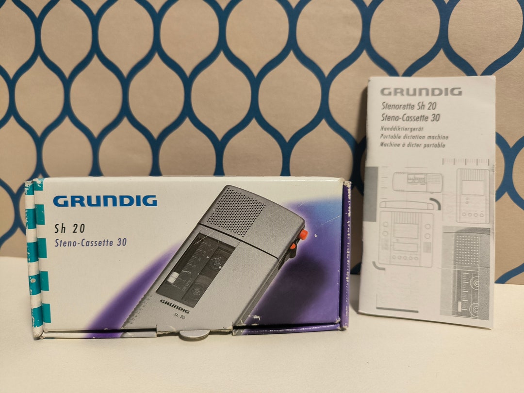 Grundig Dictaphone Recorder Vintage SH-20 - Etsy