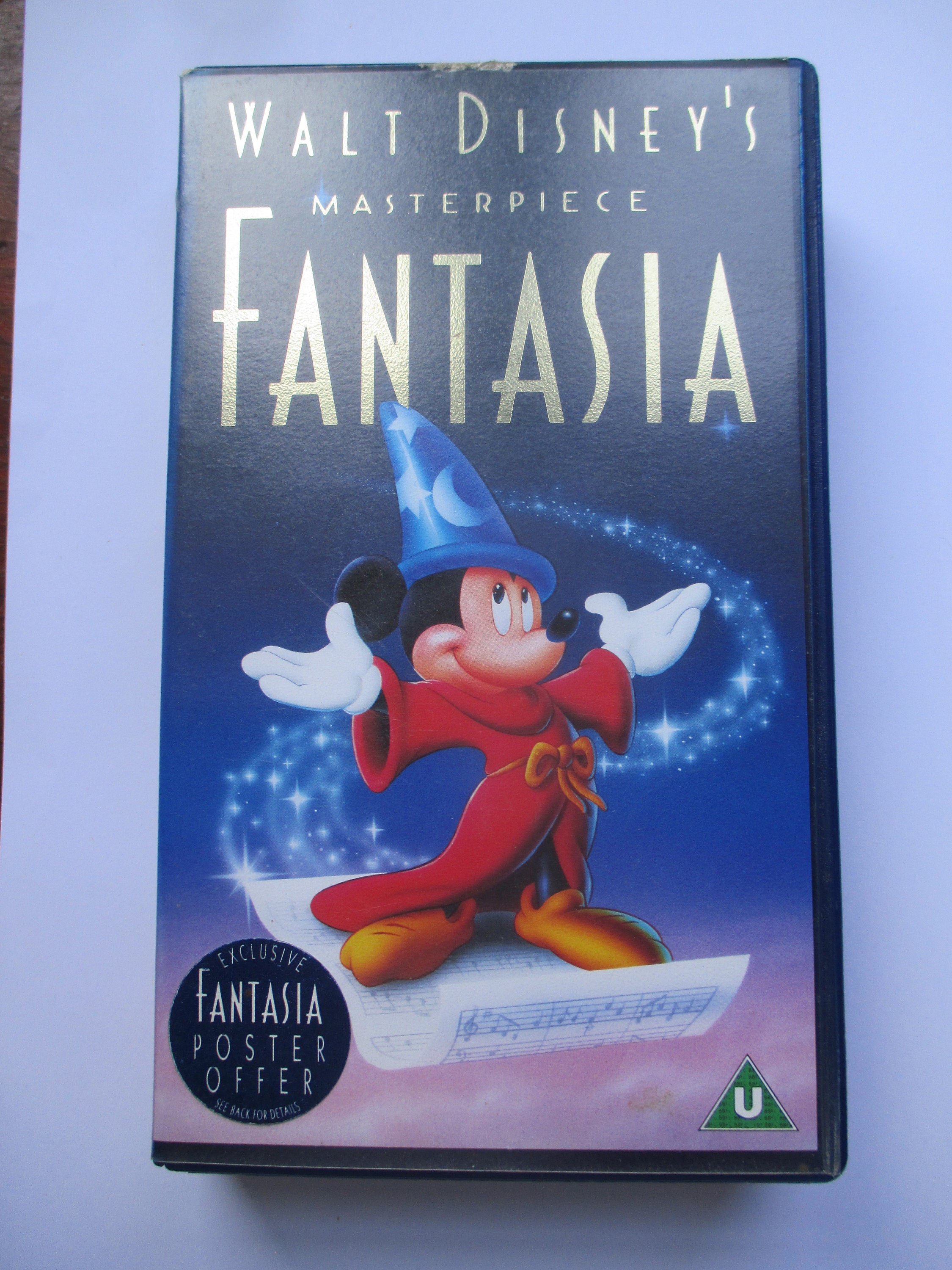 Disney Fantasia Vhs Cover
