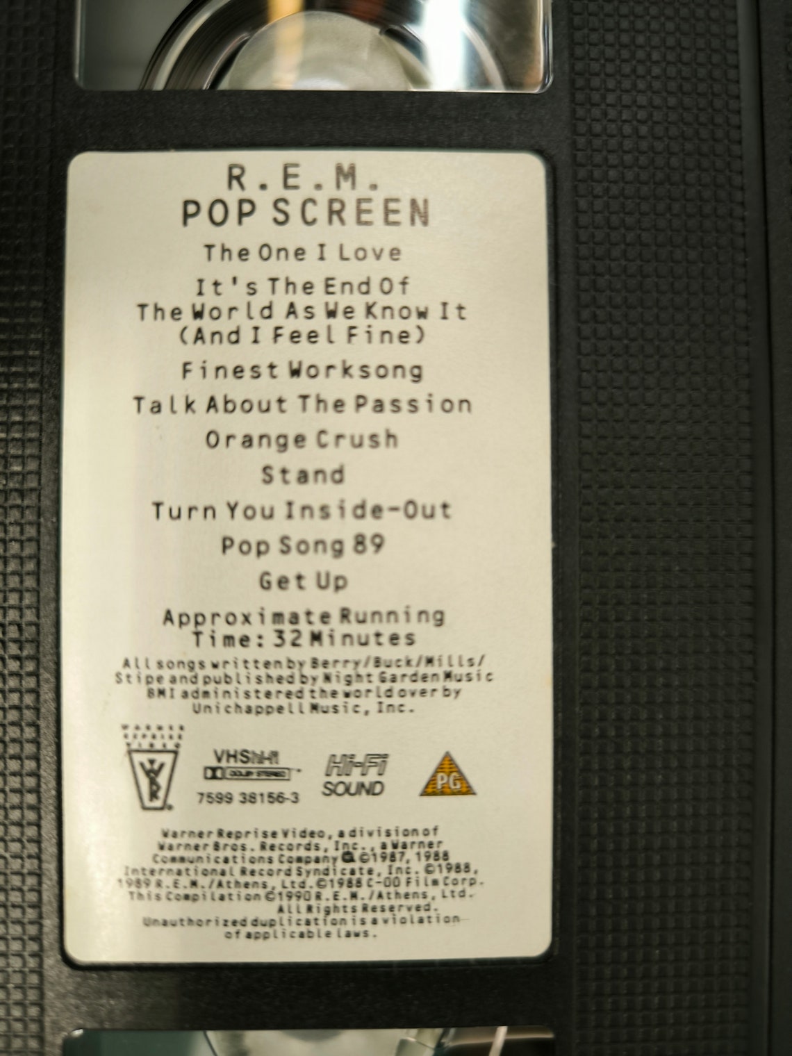 REM Pop Screen VHS - Etsy