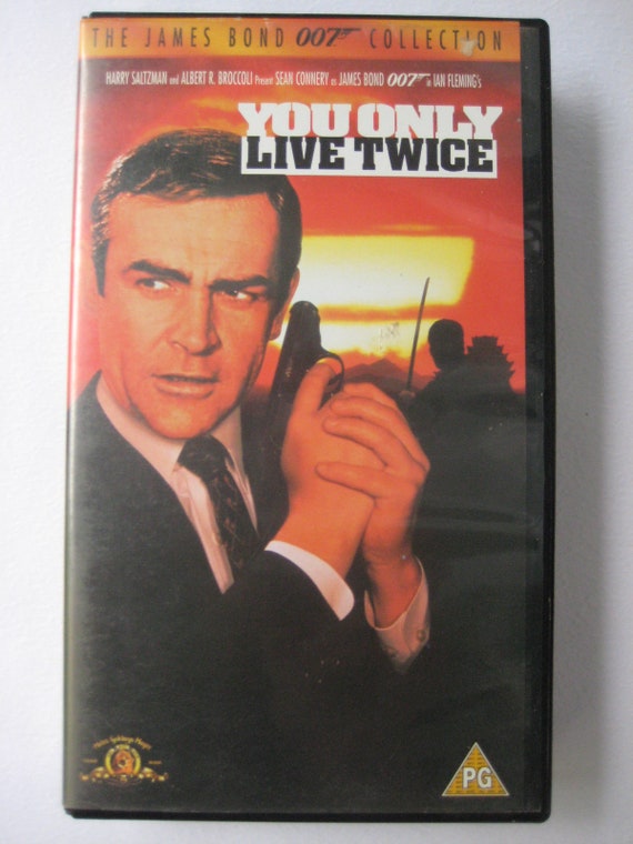 You Only Live Twice James Bond VHS PAL English 1967 - Etsy
