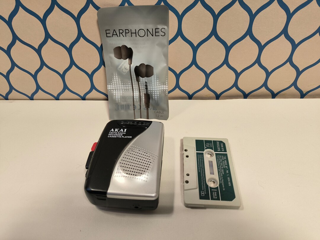 Walkman Stereo Cassette Recorder Radio Akai - Etsy